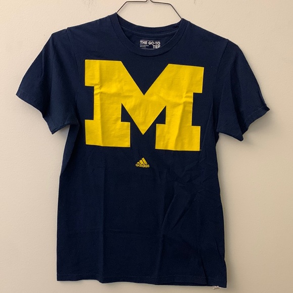 adidas | Shirts | Adidas Michigan Goto Tee Size Small | Poshmark